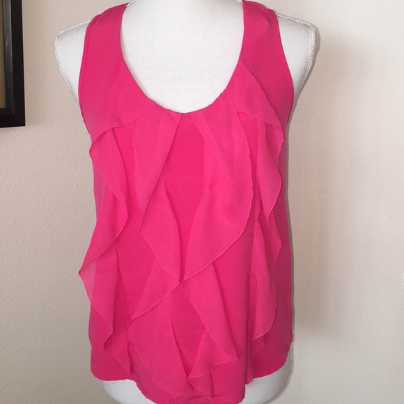 Aqua | Tops | Aqua Brand Pink Ruffled Top Xs Nwt | Poshmark